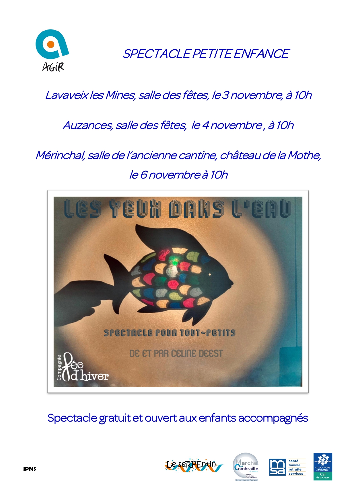 Spectacle petite enfance: Fée d'hiver